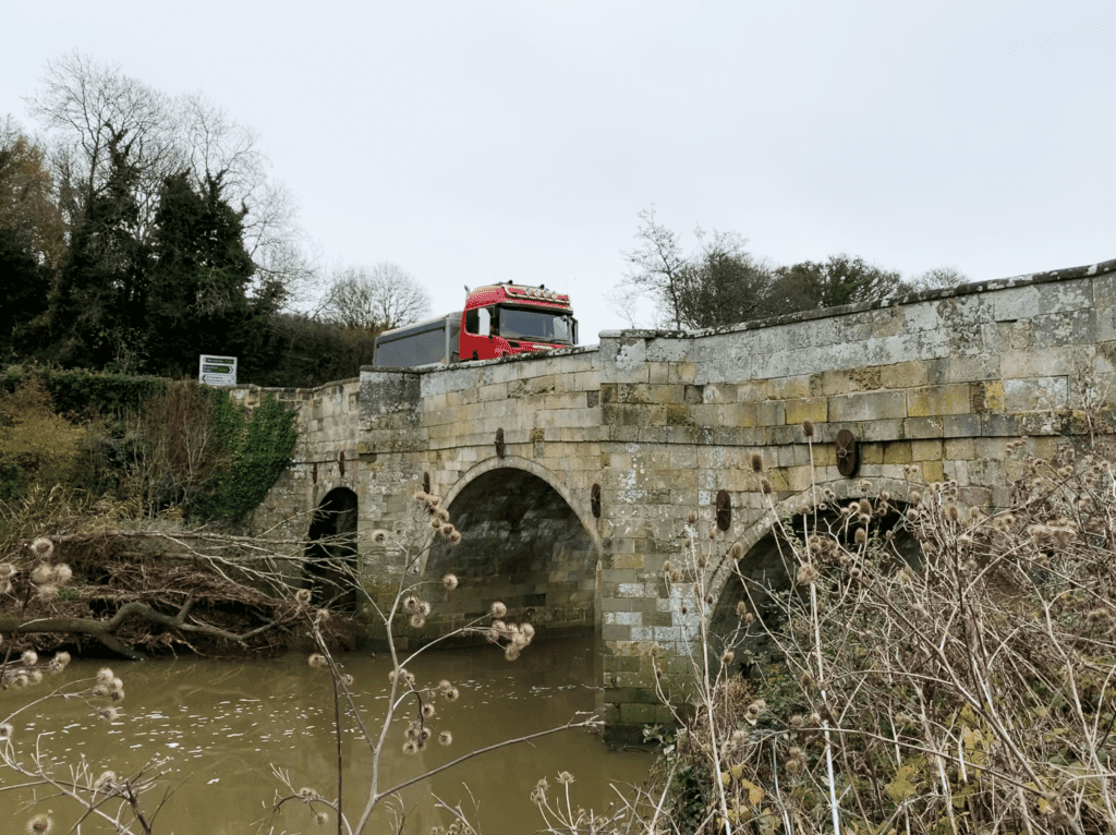 Living on the edge: Durweston bridge takes another hit | Then and Now ...