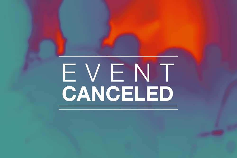 Event Cancelled - The BV