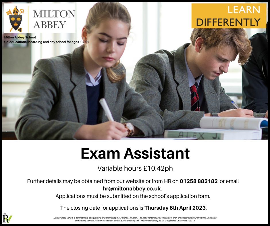 Exam Assistant | Milton Abbey school - The BV